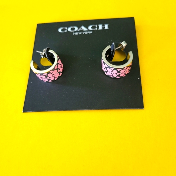 Coach | Jewelry | Coach Huggie Hoop Earrings Nwt | Poshmark